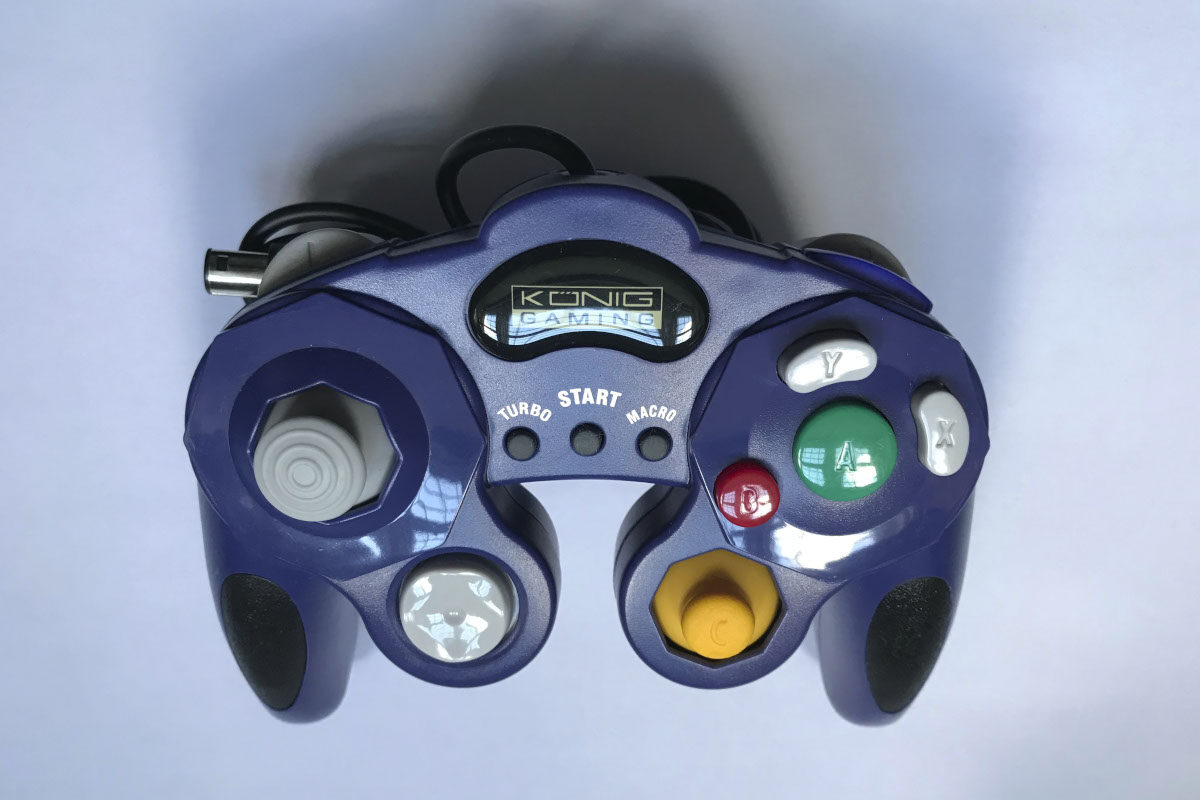 Uoriginal Gamecube-controller. Design #17(König Gaming) – Nintendopusheren