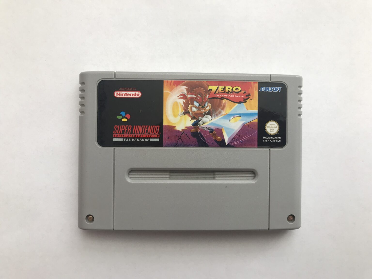 Zero – The Kamikaze Squirrel(SNES: Løse spil) – Nintendopusheren