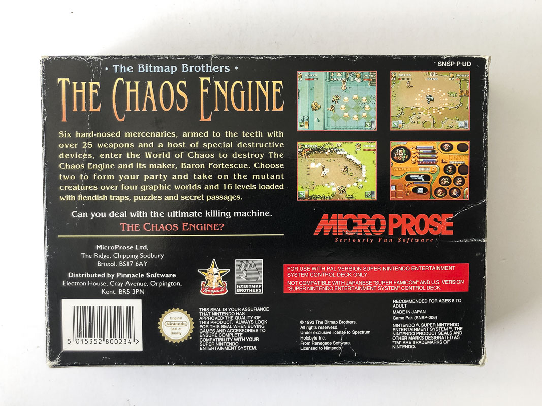 The Chaos Engine ((SNES: Spil i original emballage) #43 – Nintendopusheren