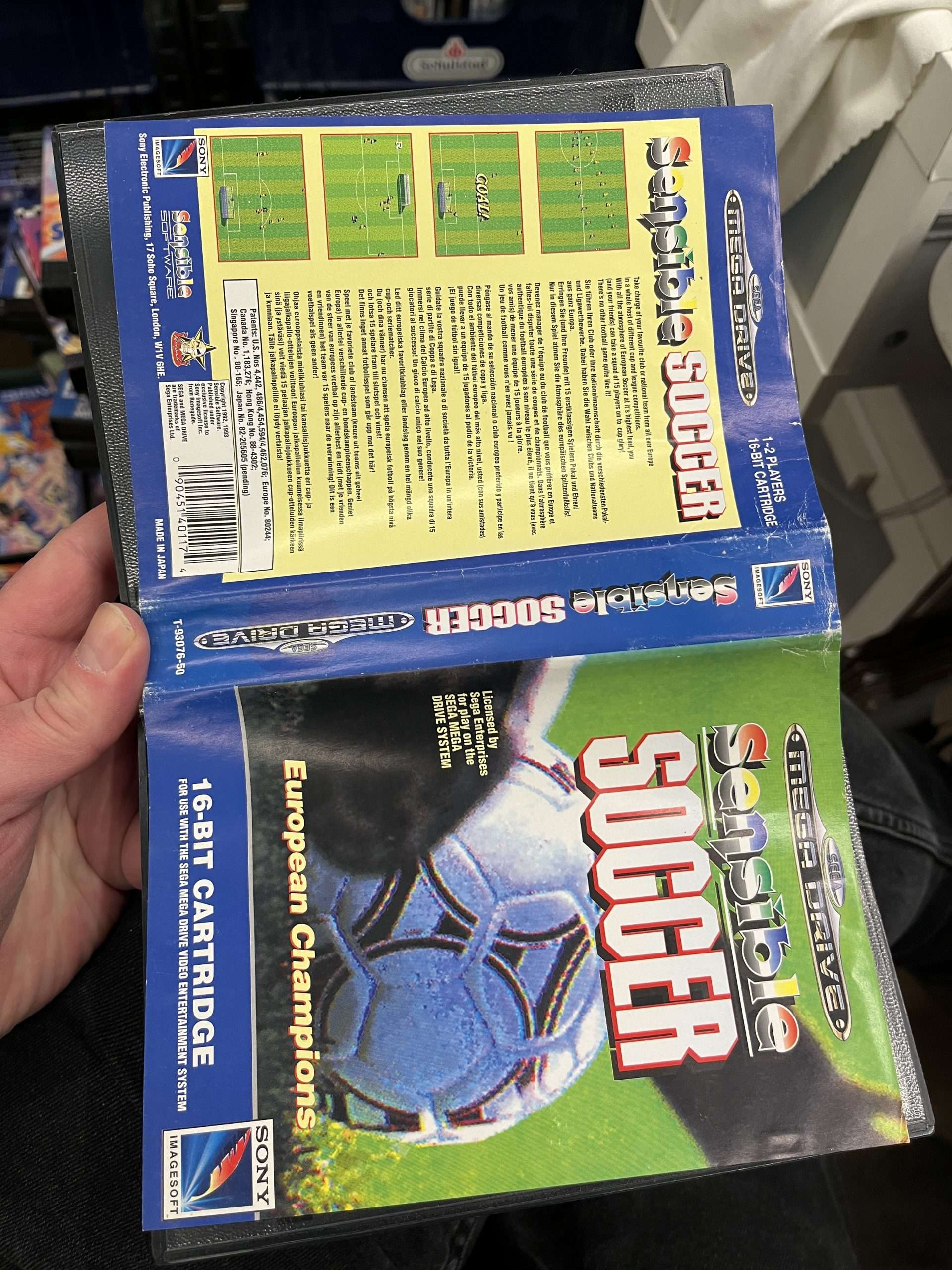 Sensible Soccer European Championships(Sega Mega) – Nintendopusheren