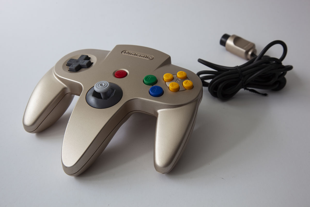 Nintendo 64: Controller – Gold – se billeder – Nintendopusheren