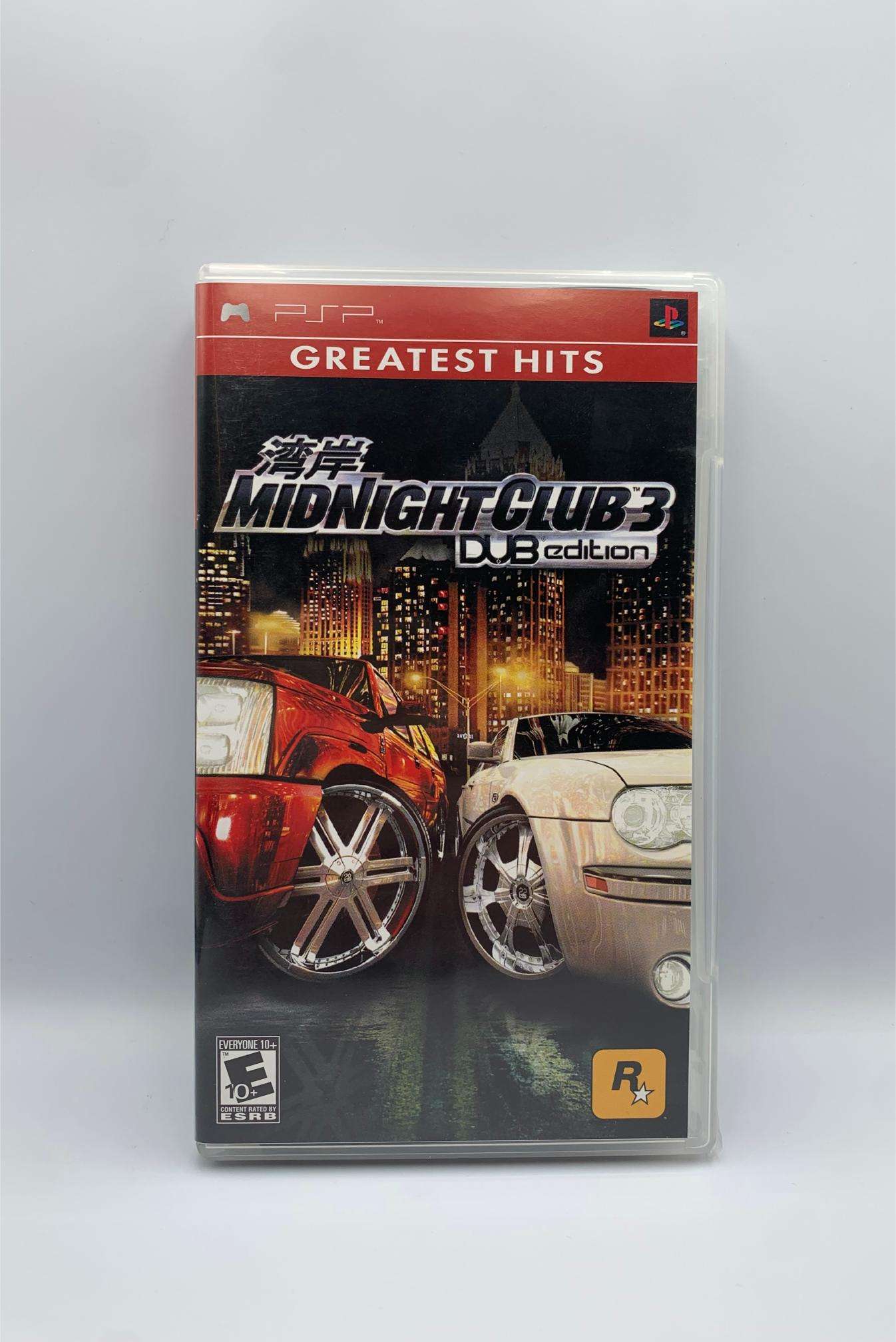 Midnight Club 3: DUB Edition(Greatest Hits)(US cover)(PSP ...