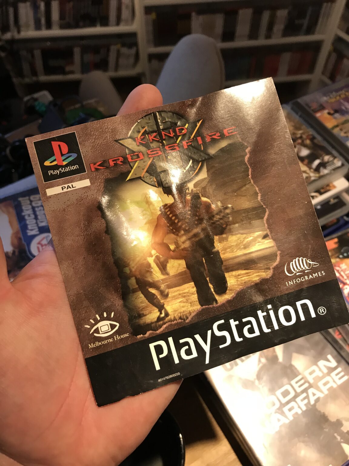 KKND: Krossfire(grimt frontcover)(PS1) – Nintendopusheren