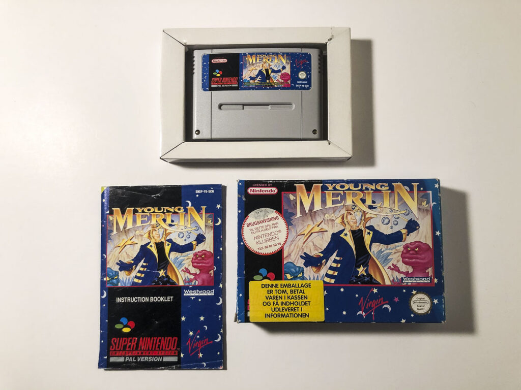 Young Merlin(SNES: Spil i original emballage) #42 – Nintendopusheren