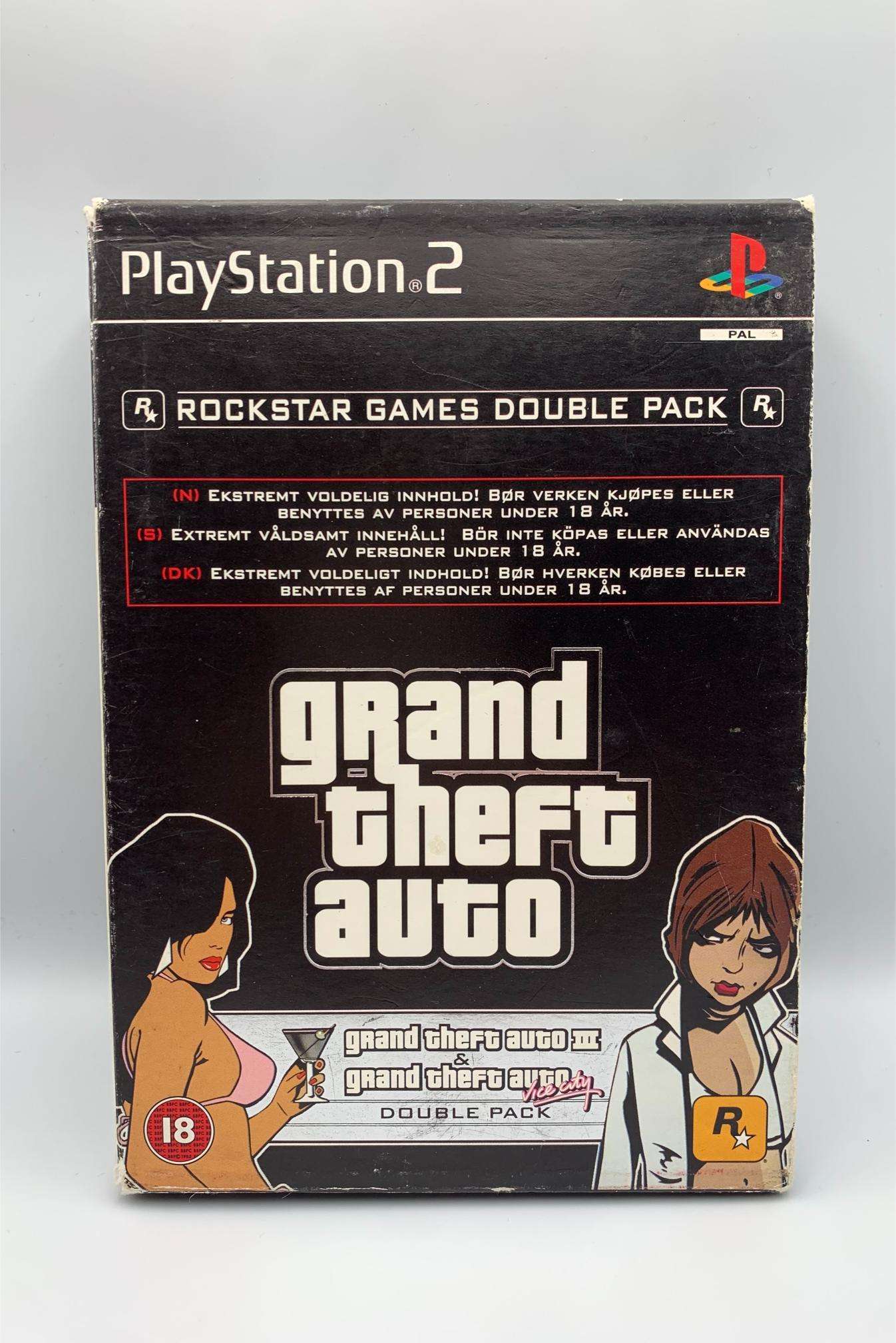 Grand Theft Auto Double Pack(PS2) – Nintendopusheren