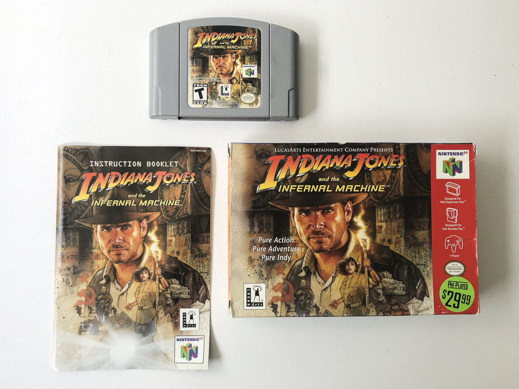 Indiana Jones And The Infernal Machine (N64) (US) – Nintendopusheren