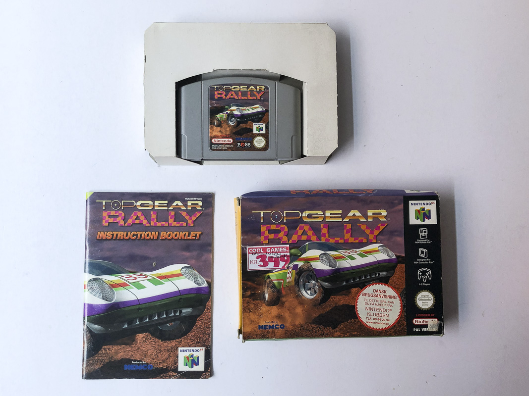 Top Gear Rally (N64: Spil i original emballage) #54 – Nintendopusheren