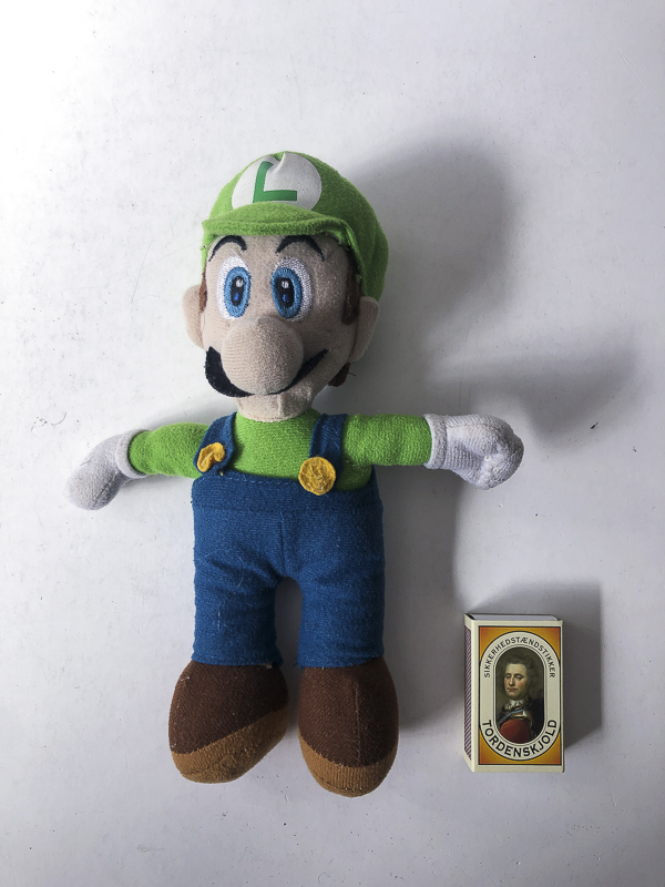 Luigi-bamse(lille) – Nintendopusheren