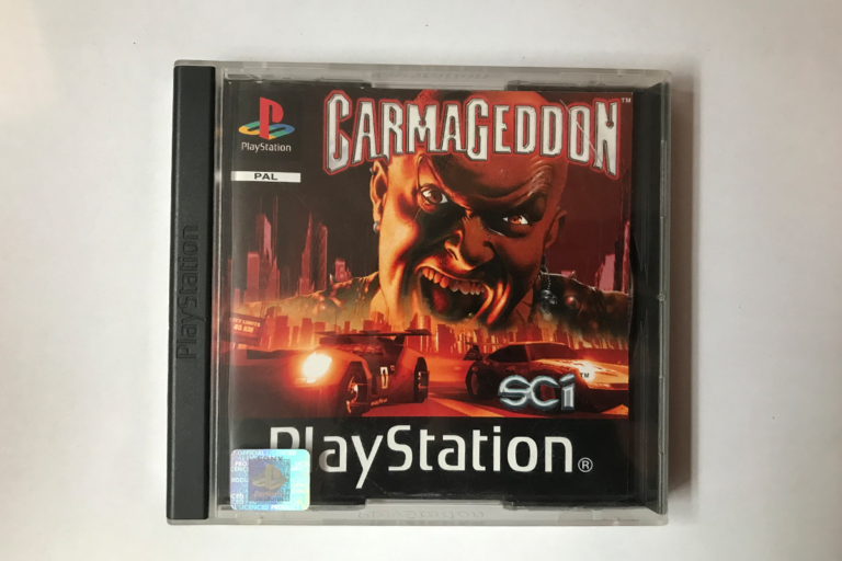 Carmageddon(PS1) – falmet forside – Nintendopusheren