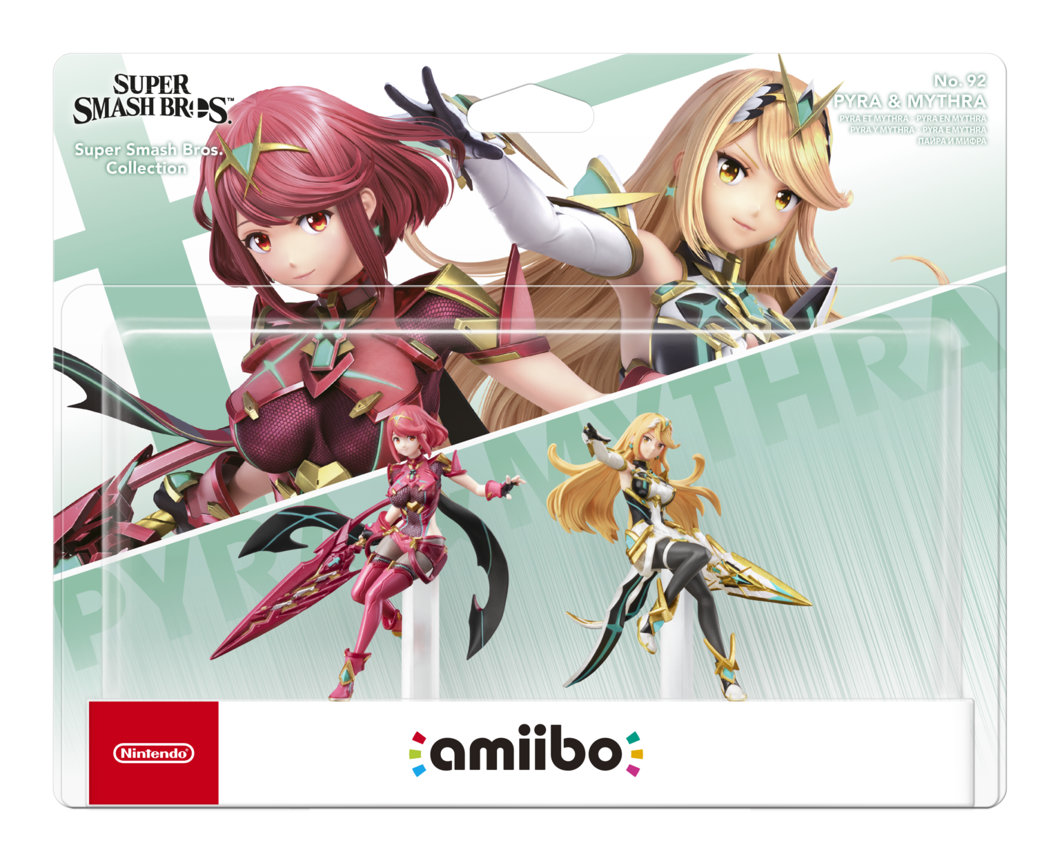 Smash: No. 92 – Pyra & Mythra (i original emballage)(Amiibo ...