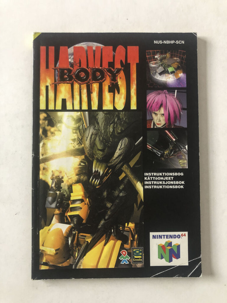Body Harvest (N64 Manual) #90 – Nintendopusheren