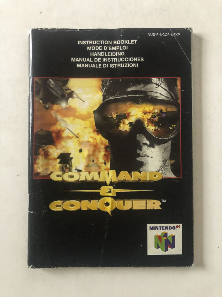 Command & Conquer (N64 Manual) #112 – Nintendopusheren