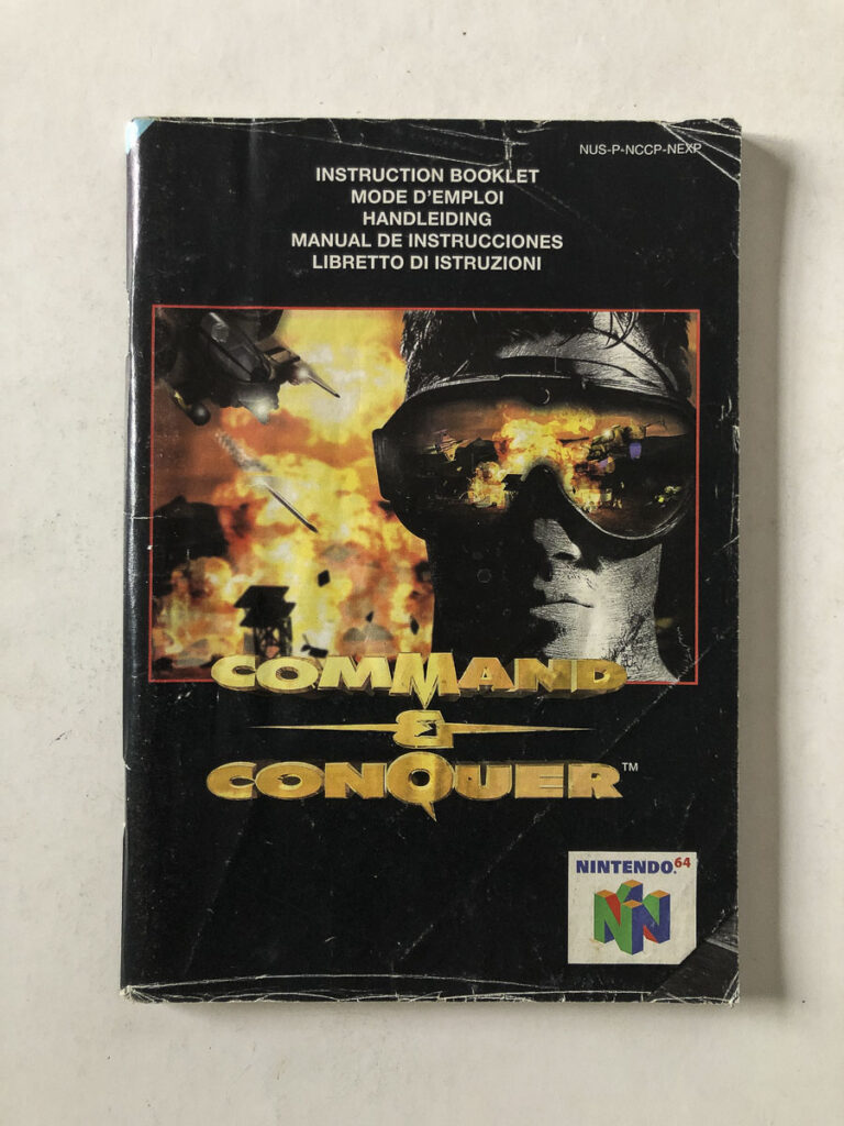 Command & Conquer (N64 Manual) #77 – Nintendopusheren