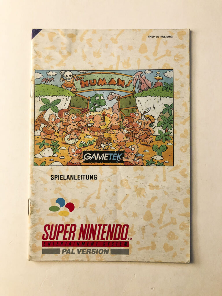 The Humans (SNES Manual) #19 – Nintendopusheren
