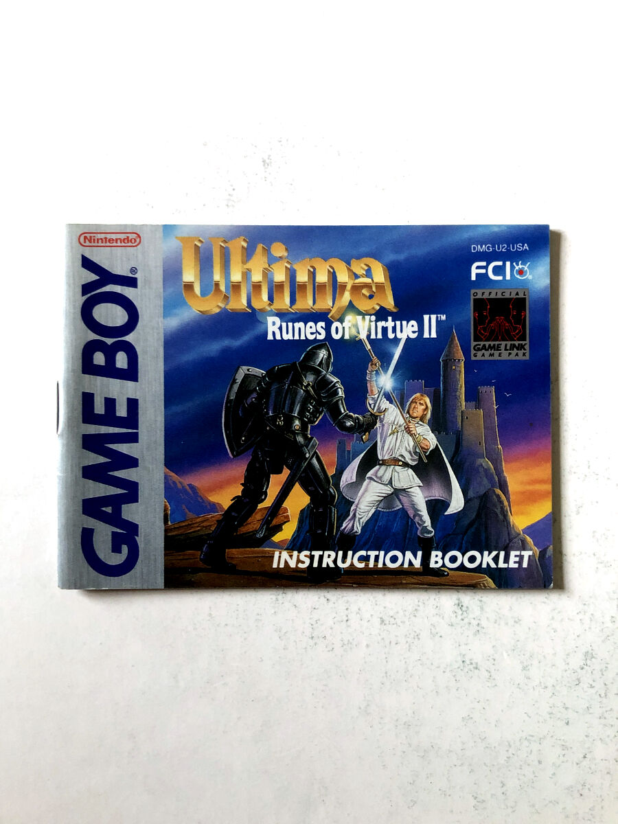 Ultima Runes of Virtue 2 (GB Classic Manual) #83 – Nintendopusheren