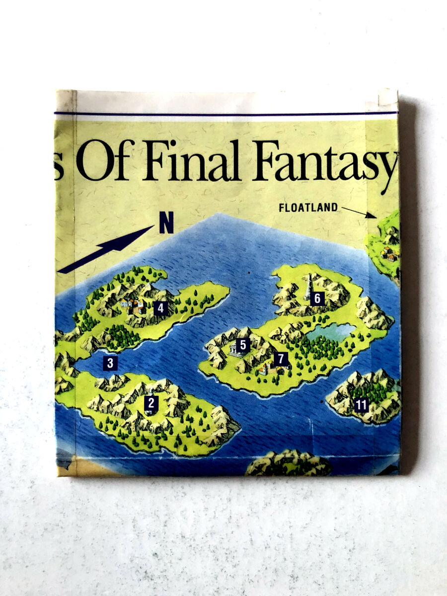 Final Fantasy Legends 3 Kort, lavet med tape(GB Classic Manual) #76 ...