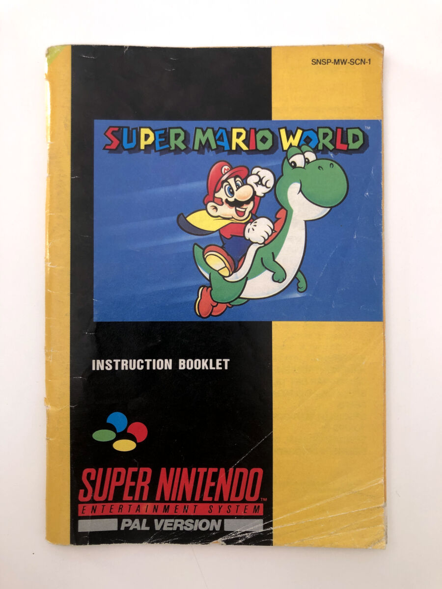 Super Mario World (SNES Manual) #135 – Nintendopusheren