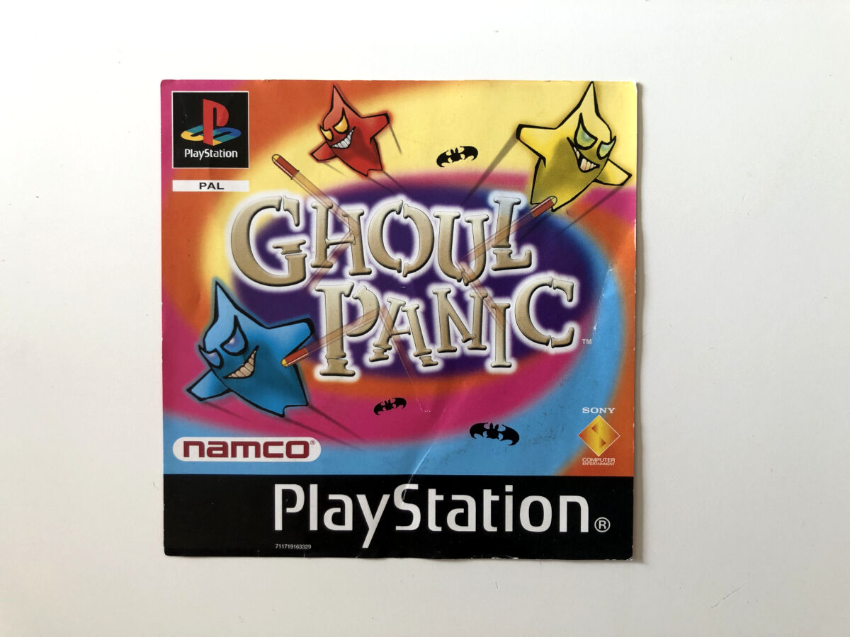 Ghoul Panic (OBS. Ikke en manual, Kun front cover, Inlay.)(PS1-manual ...