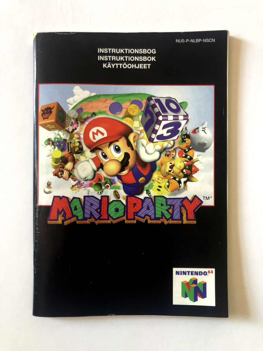 Mario Party (N64 Manual) #139 – Nintendopusheren