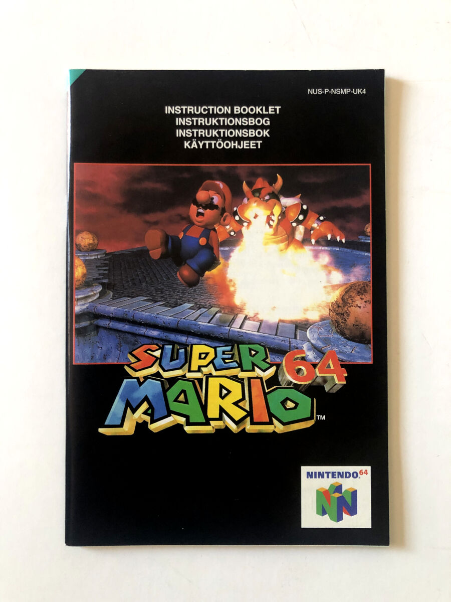 Super Mario 64 (N64 Manual) #145 – Nintendopusheren
