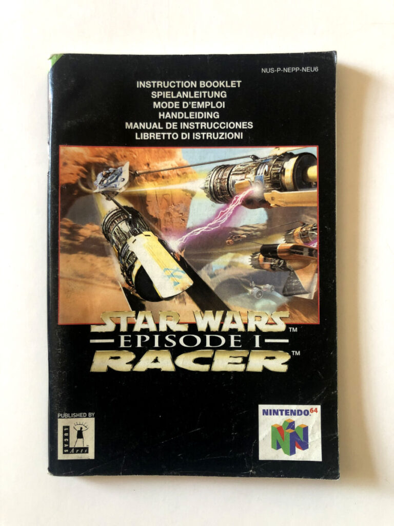 Star Wars Episode 1 Racer (N64 Manual) #148 – Nintendopusheren