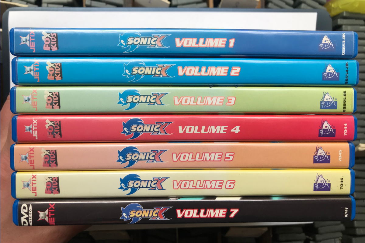 Sonic X Volume 1-7(dansk tale)(DVD) – Nintendopusheren