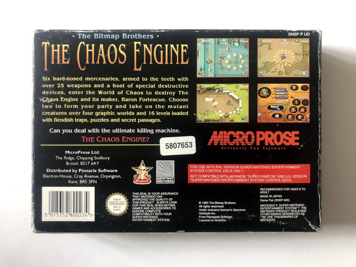 The Chaos Engine (SNES i original emballage) #152 – Nintendopusheren