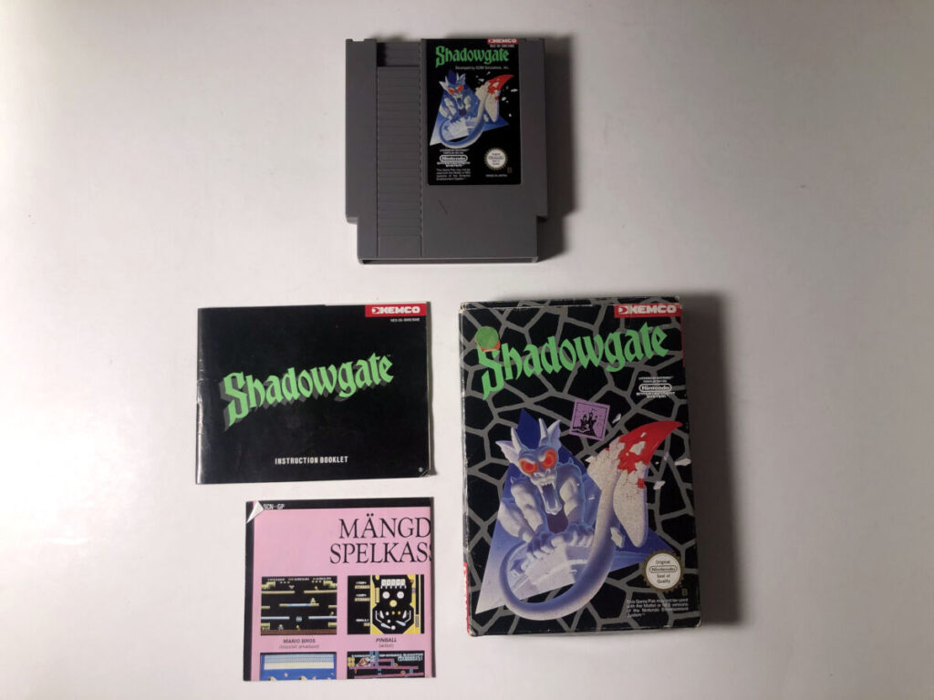 Shadowgate (NES i original emballage) #101 – Nintendopusheren