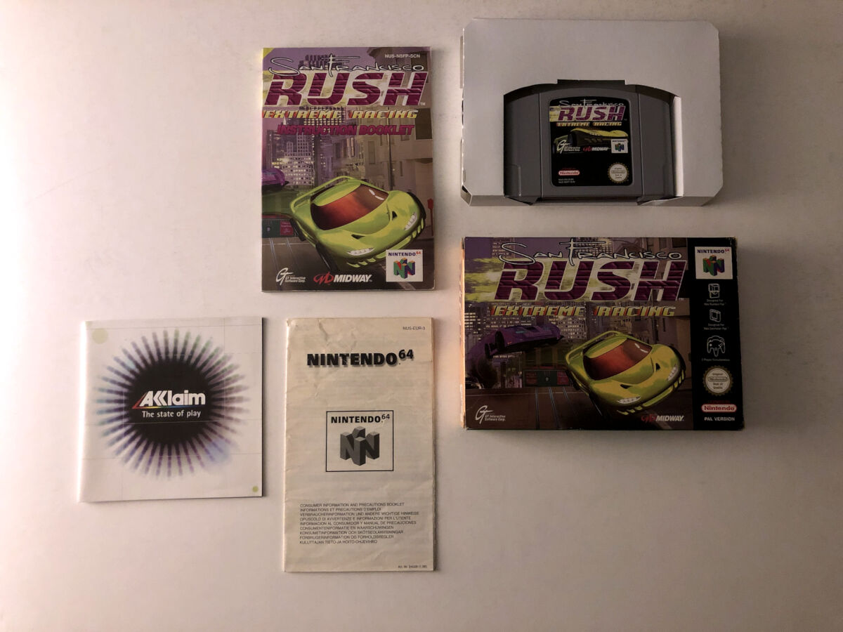 San Francisco Rush Extreme Racing (N64 i original emballage) #188 ...