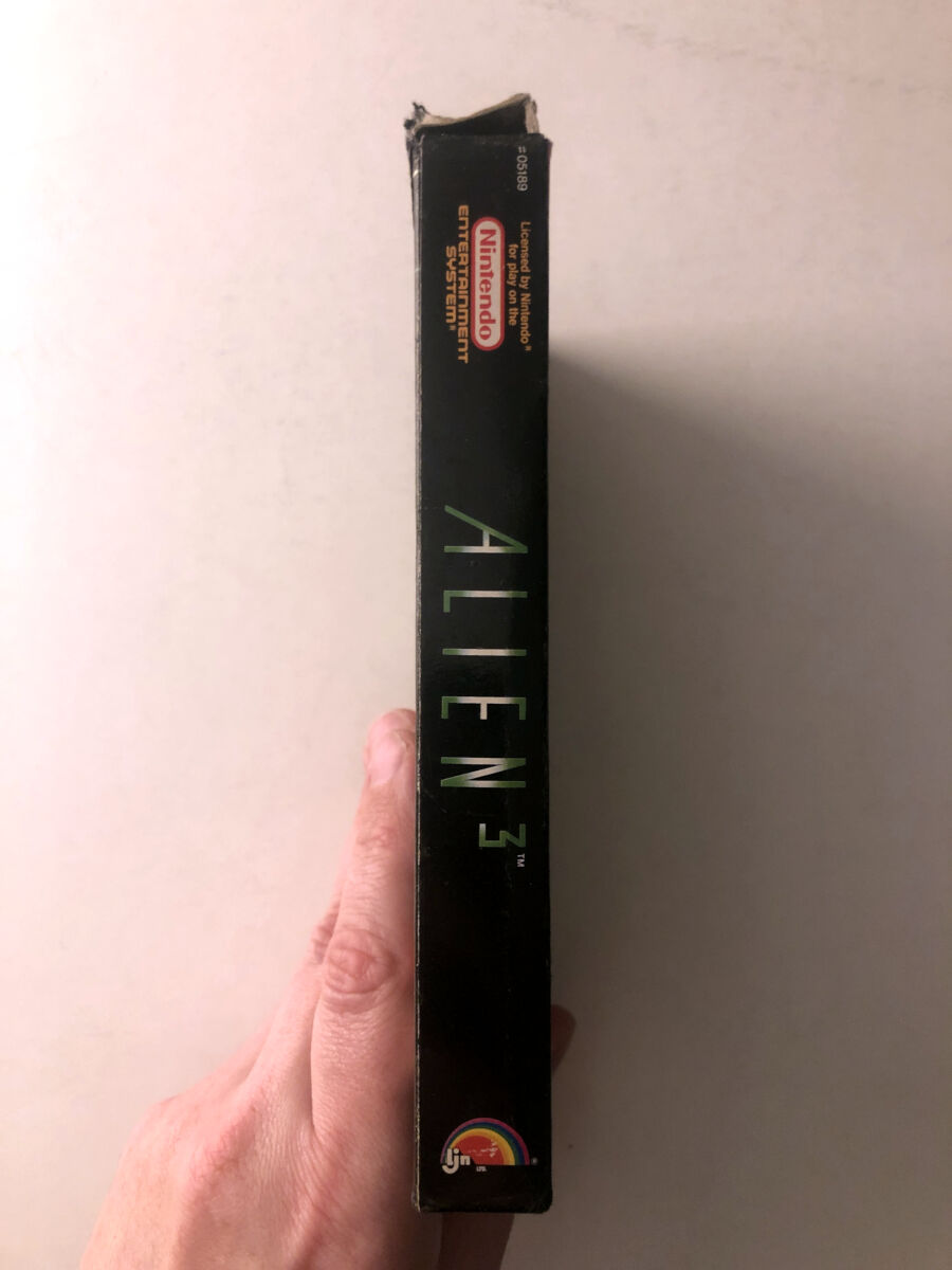 Alien 3 (NES i original emballage) #63(tysk kasse) – Nintendopusheren