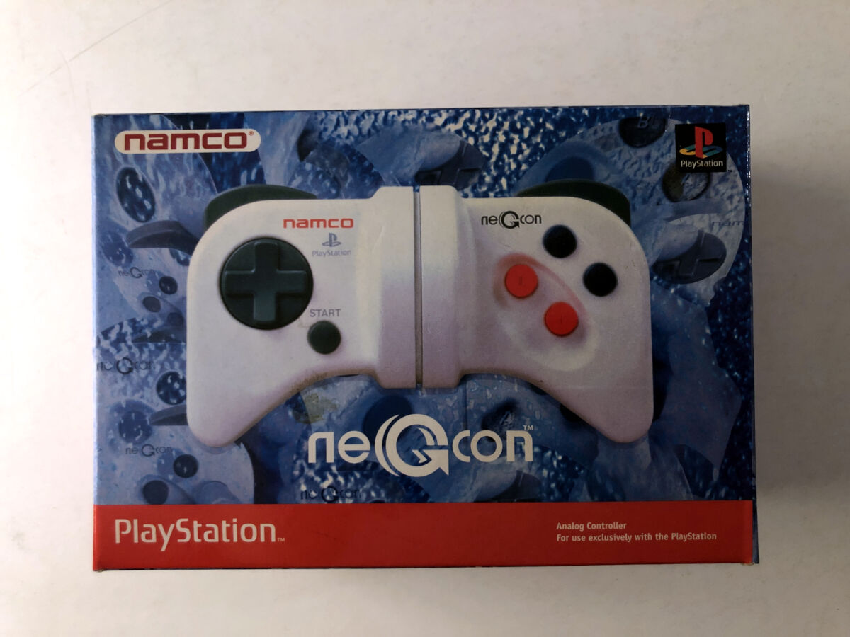 Namco Necgon-controller i original emballage(PS1) – Nintendopusheren