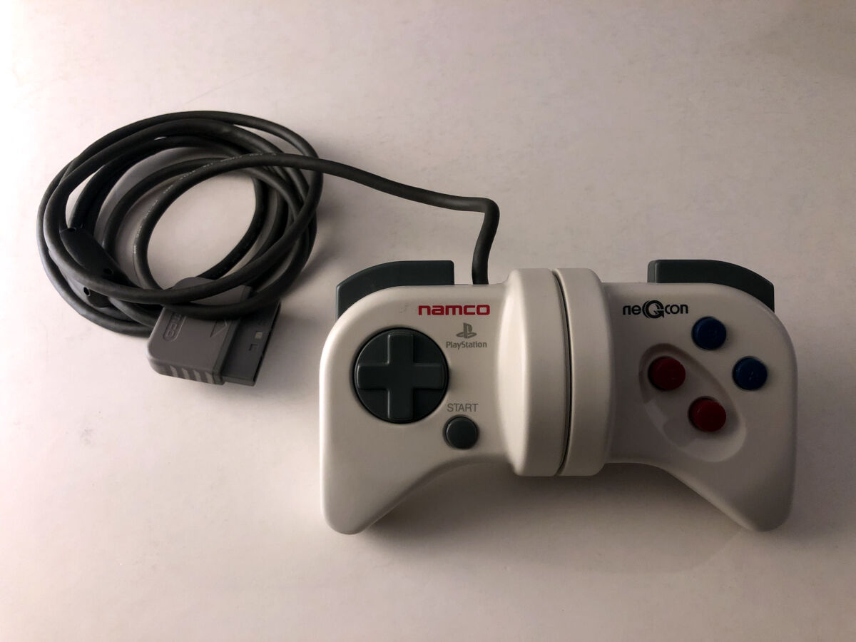 Namco Necgon-controller i original emballage(PS1) – Nintendopusheren
