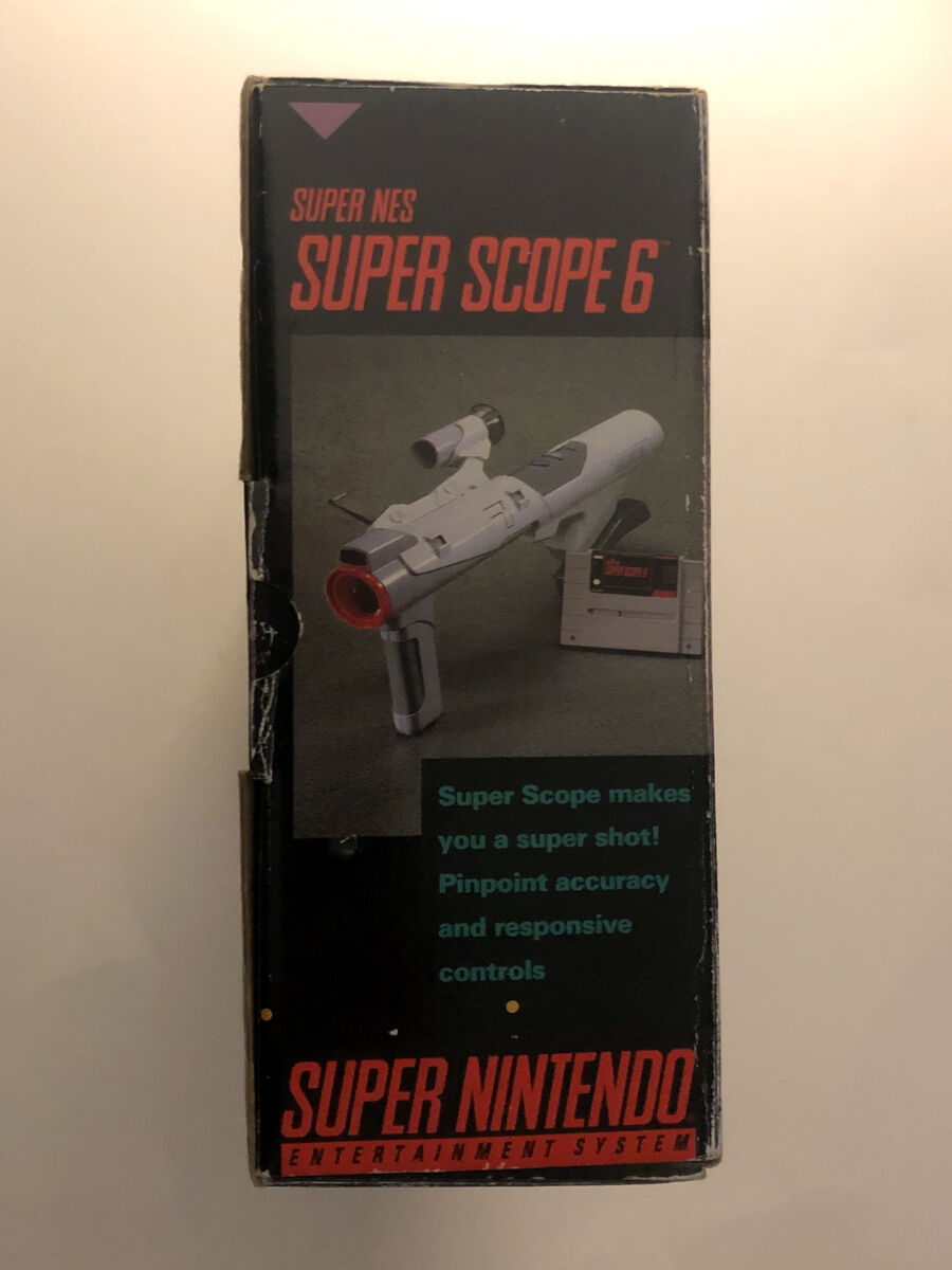 Super Nes Super Scope 6 i original emballage(US) – Nintendopusheren