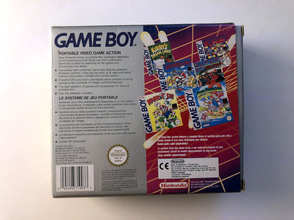 Gameboy Classic i original emballage – Nintendopusheren
