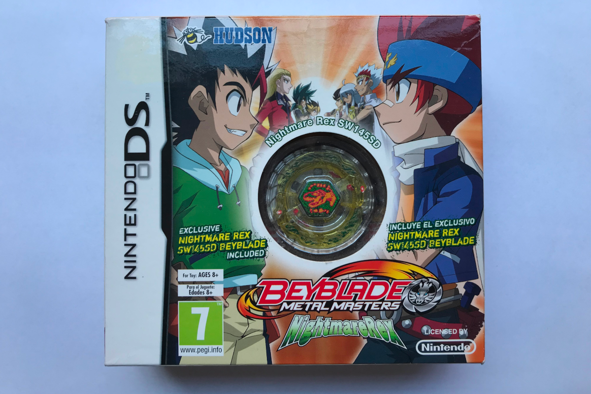 Beyblade Metal Master: Nightmare Rex inkl Beyblade(DS) – Nintendopusheren