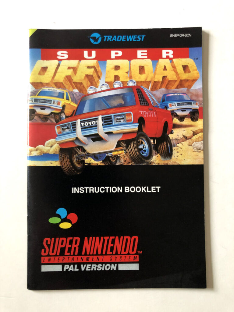 Super Off Road (SNES Manual) #110 – Nintendopusheren
