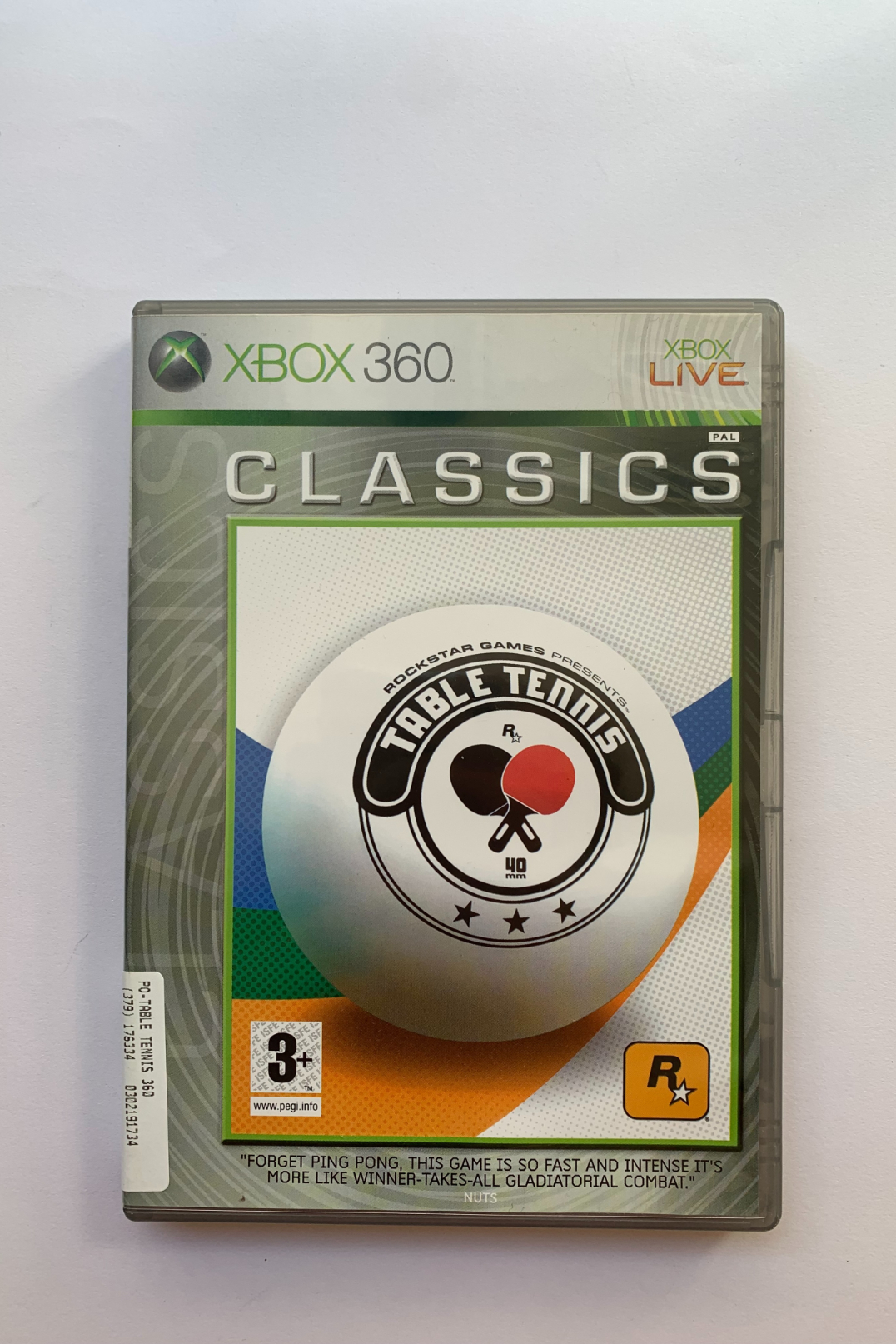 Rockstar Games Presents Table Tennis(Classics)(360) – Nintendopusheren