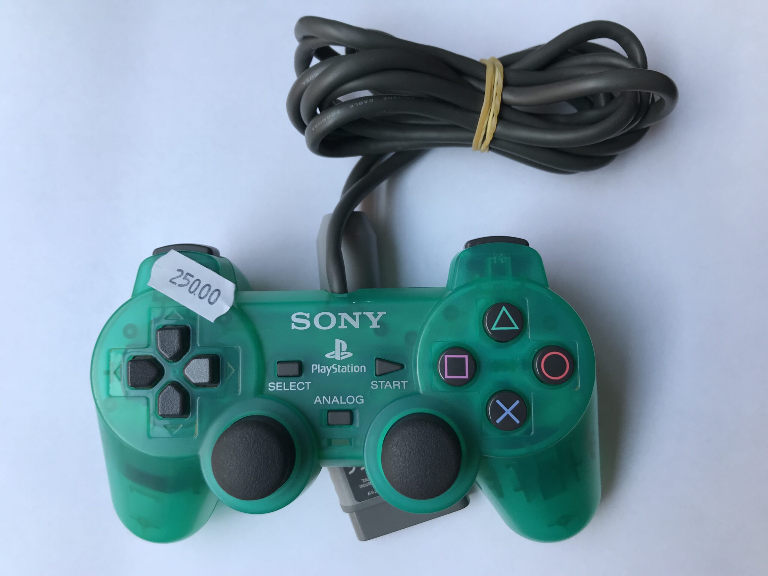 Playstation 1: Controller. Transparent Green – Nintendopusheren