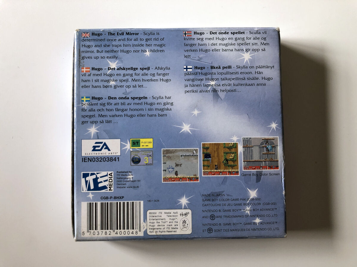 Hugo (Gameboy Color i original emballage) #22 – Nintendopusheren
