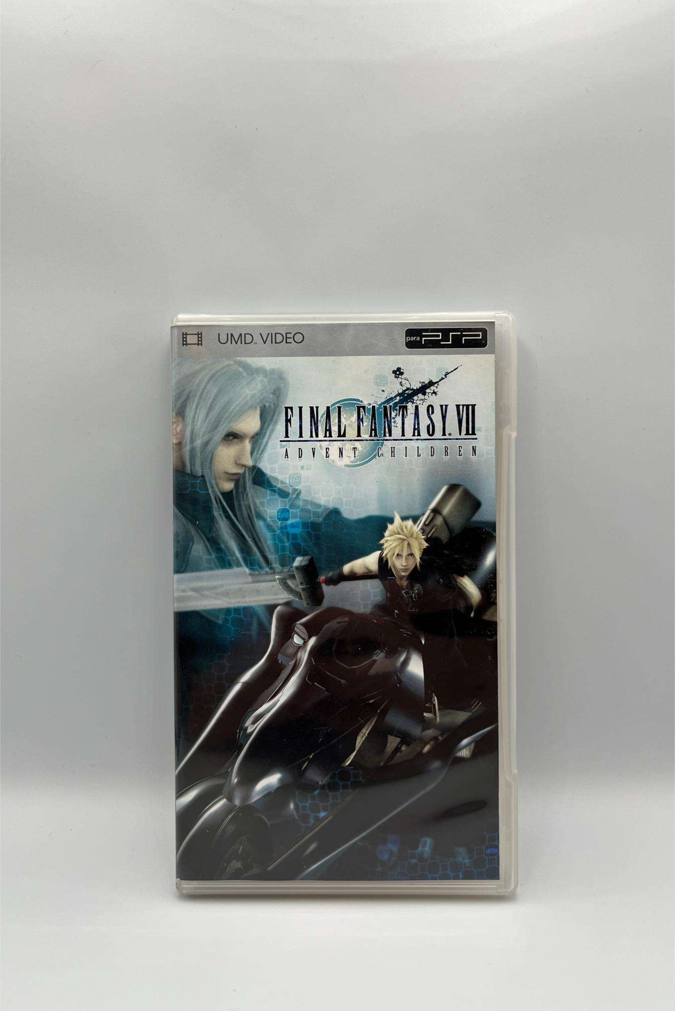 Final Fantasy VII Advent CHildren(PSP UMD-film) – portugisisk cover – Nintendopusheren