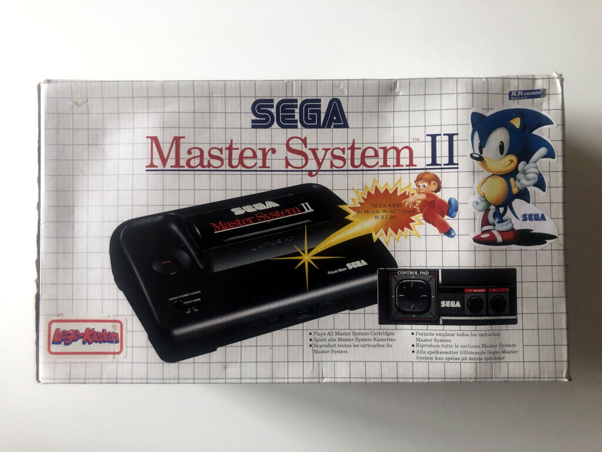 Sega Master System 2 i original emballage – Nintendopusheren