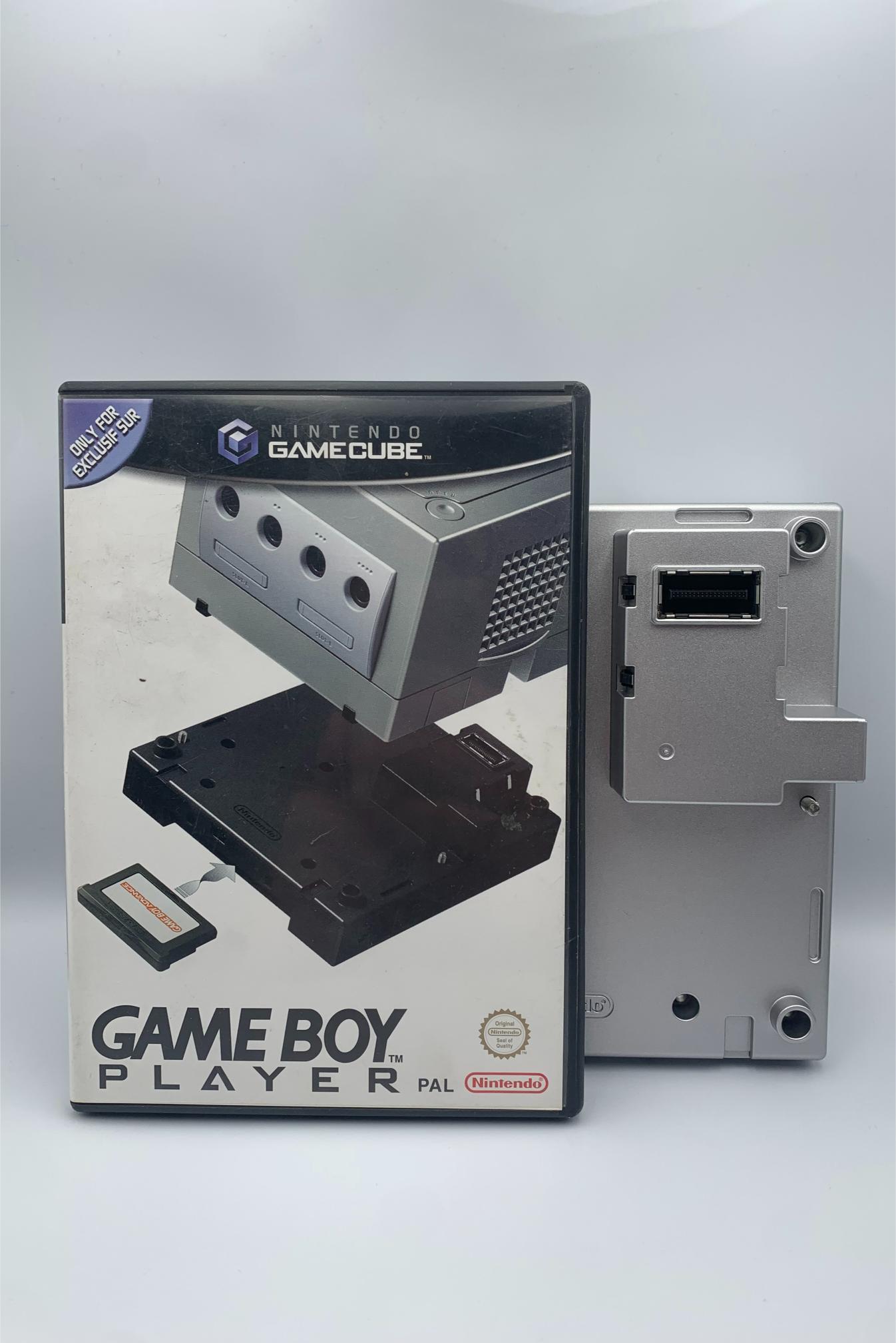 Gameboy Player Silver + disc(Gamecube) – Nintendopusheren