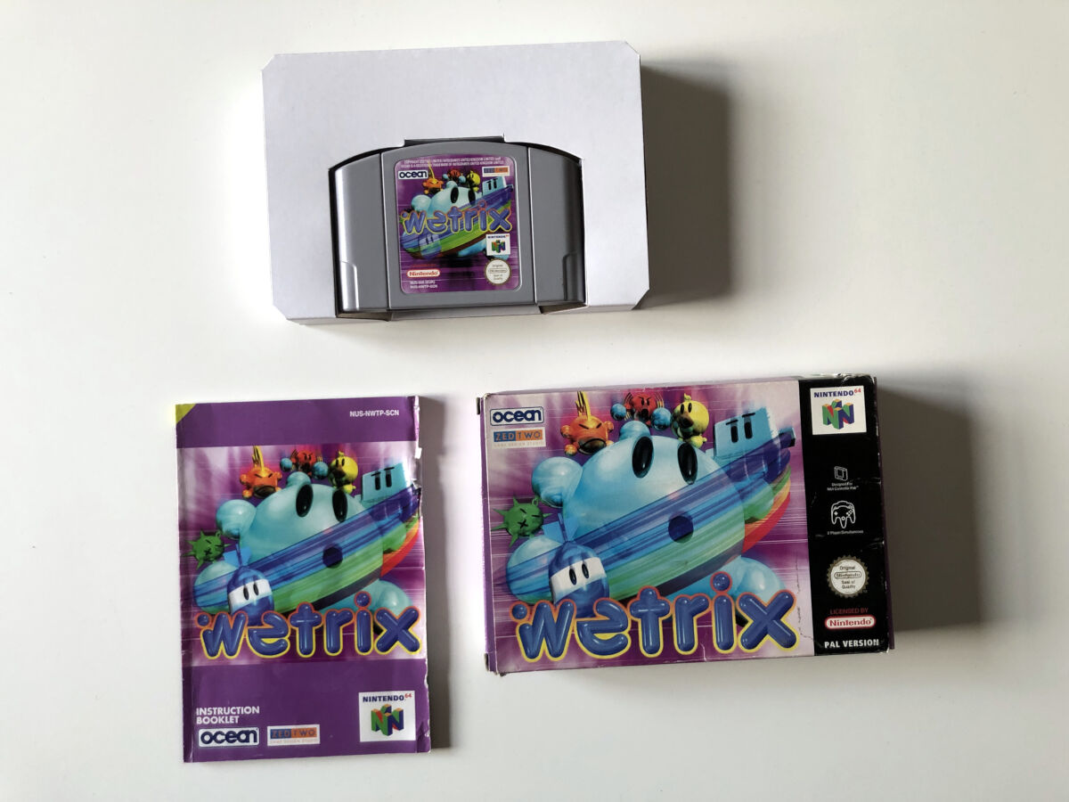 Wetrix (N64 i original emballage) #261 – Nintendopusheren