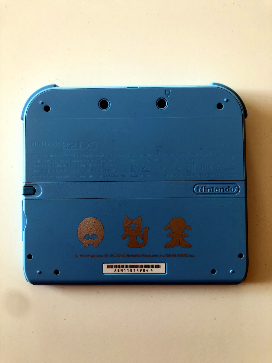 Nintendo 2DS Blue Pokémon inkl. oplader – Nintendopusheren