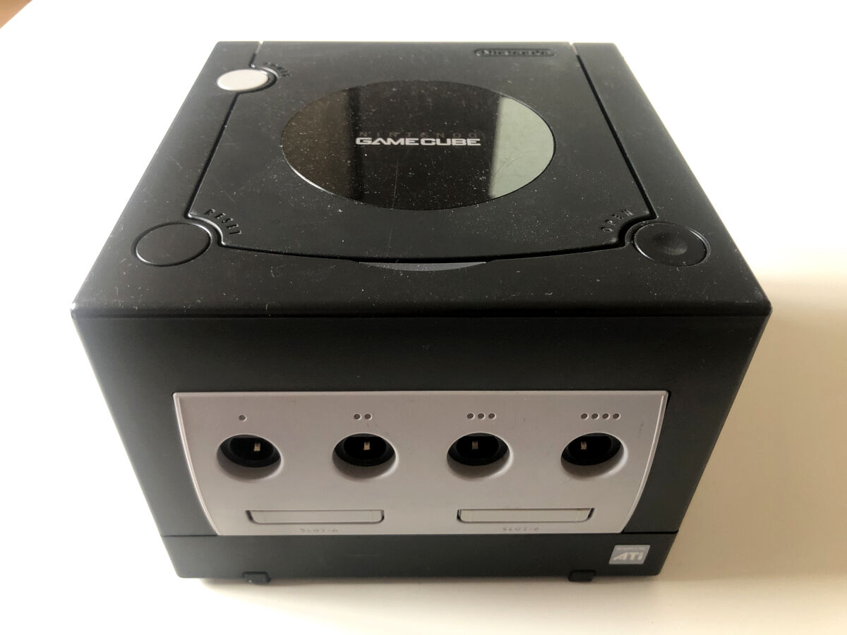 Amerikansk(NTSC) Gamecube – sort(kun konsol) – Nintendopusheren