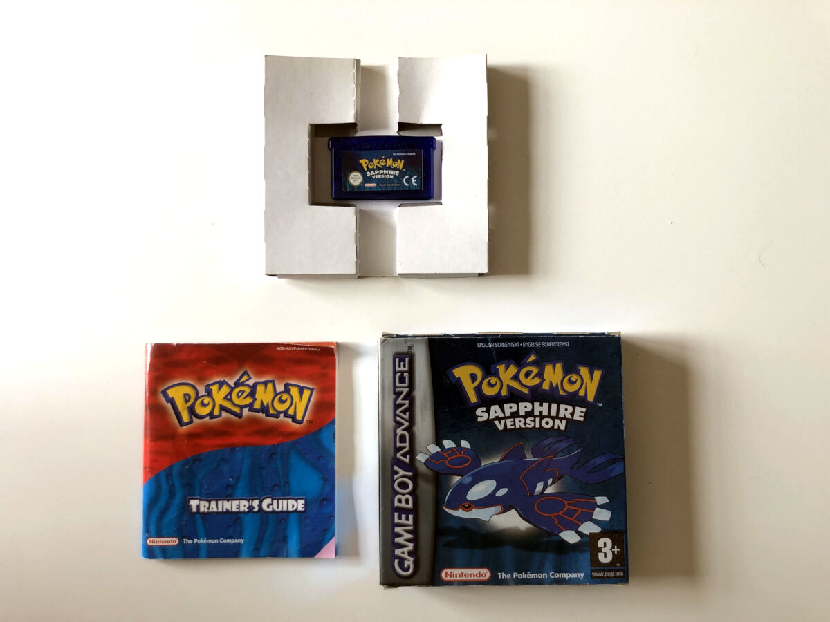 Pokemon Sapphire (GB Advance: Spil i original emballage) #258 ...