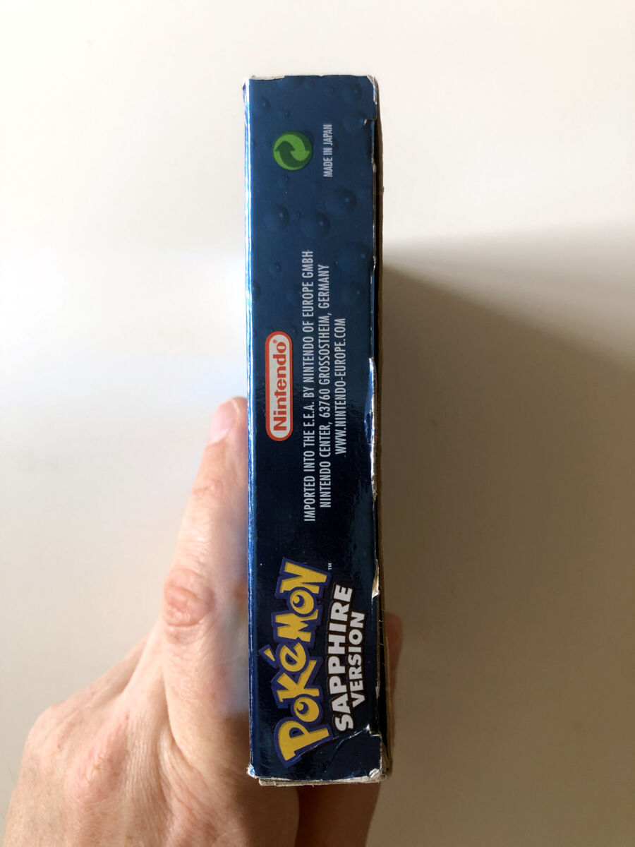 Pokemon Sapphire (GB Advance: Spil i original emballage) #258 ...