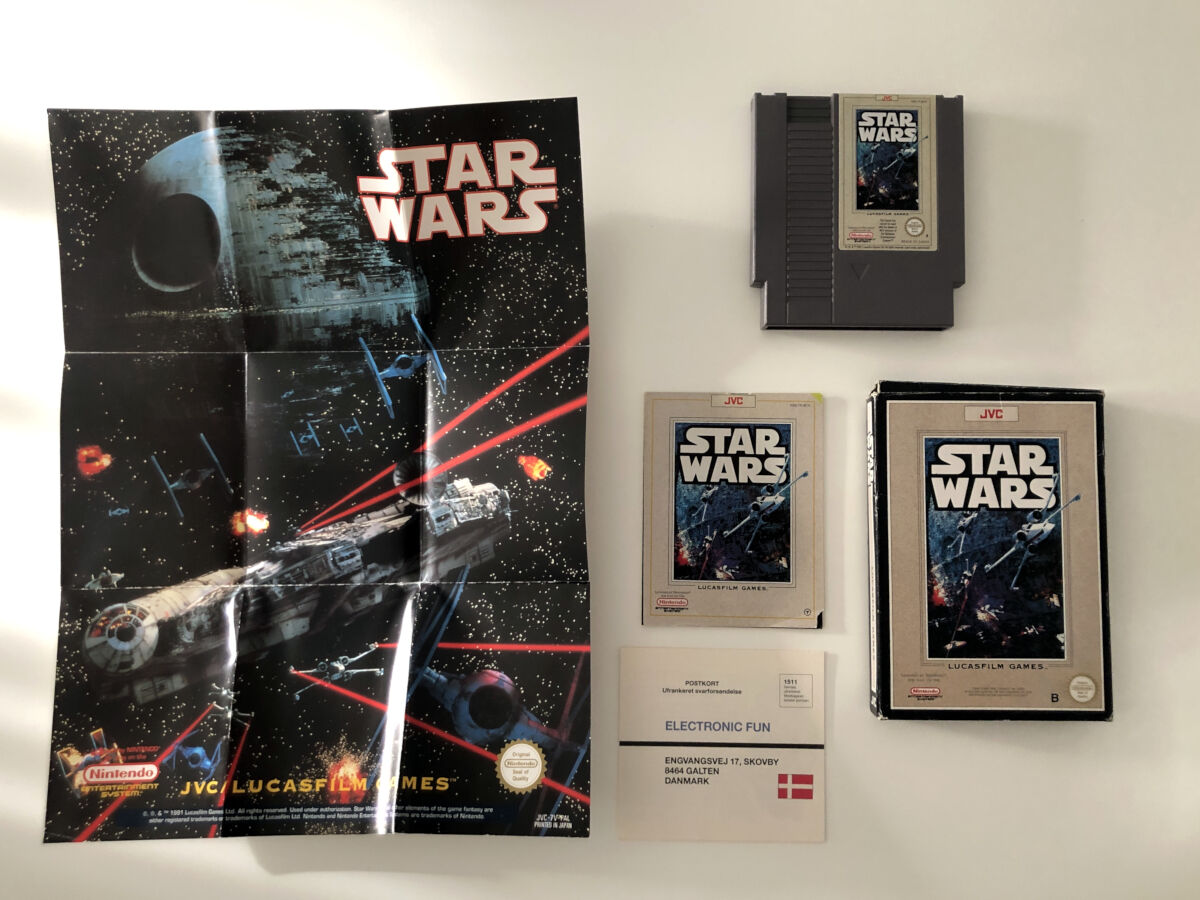 Star Wars (NES i original emballage) #105 – Nintendopusheren