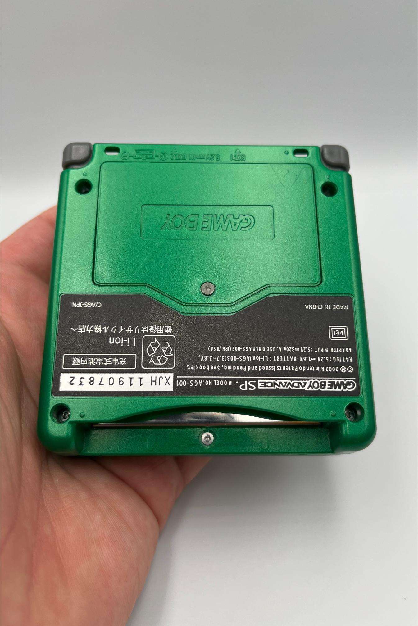 Gameboy Advance SP: Reshell inkl. oplader – Nintendopusheren