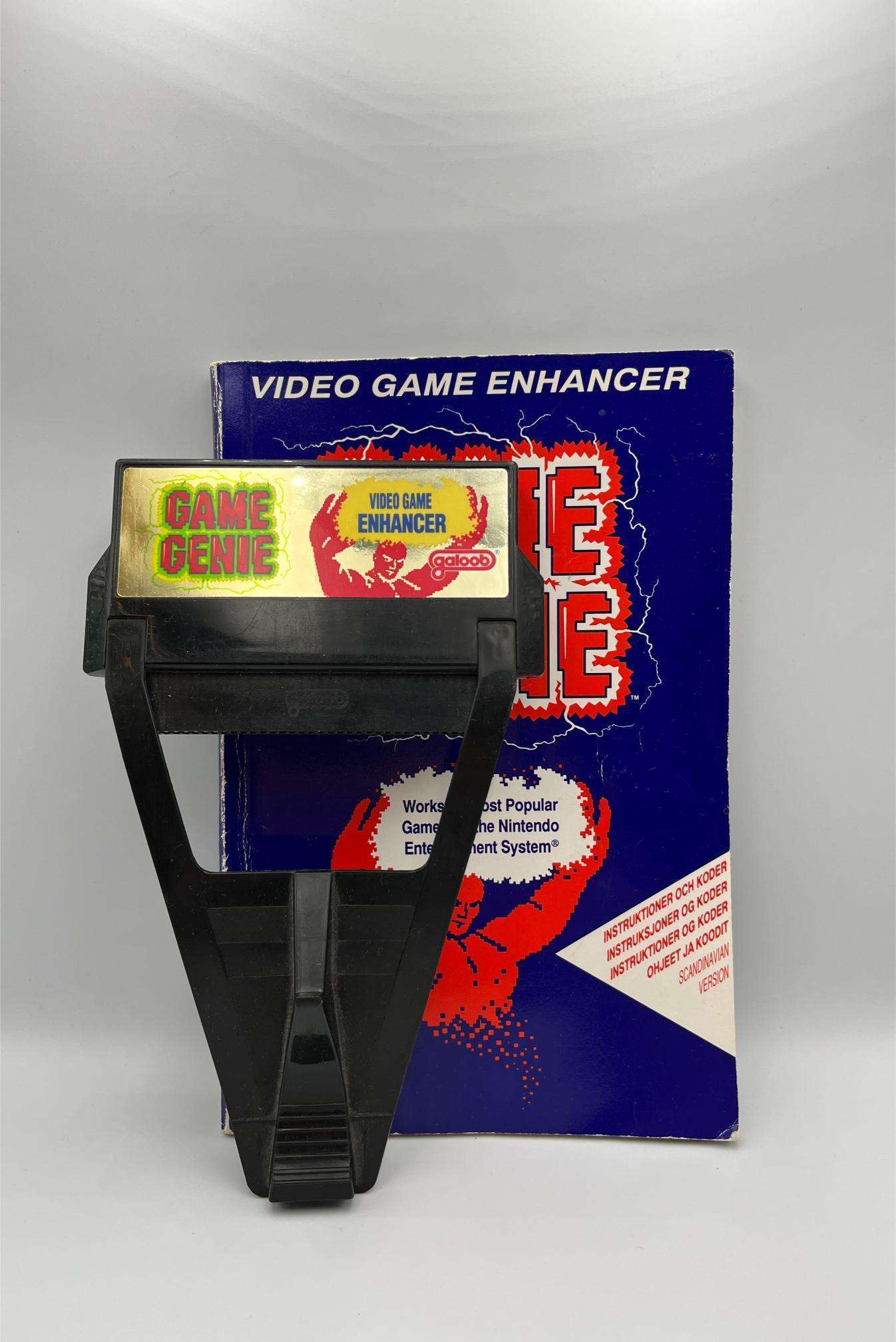 Game Genie + bog(NES: Løse spil) – Nintendopusheren